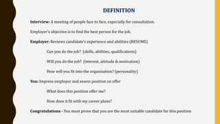 Interview techniques | PPTX