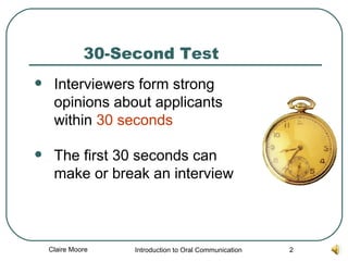 Interview Techniques With Narration Ver2 | PPT | Resume Writing and ...