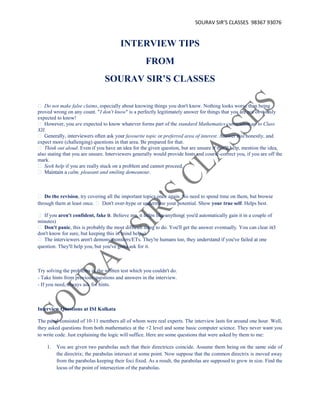 INTERVIEW TIPS HOW TO TACKLE SOFT SKILLS INTELLIGENT AND SMART ANSWERS ...