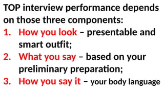 INTERVIEW TIPS for applying job positions.pptx