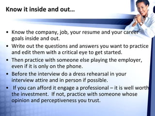 Secret interview tips for introverts | PPT