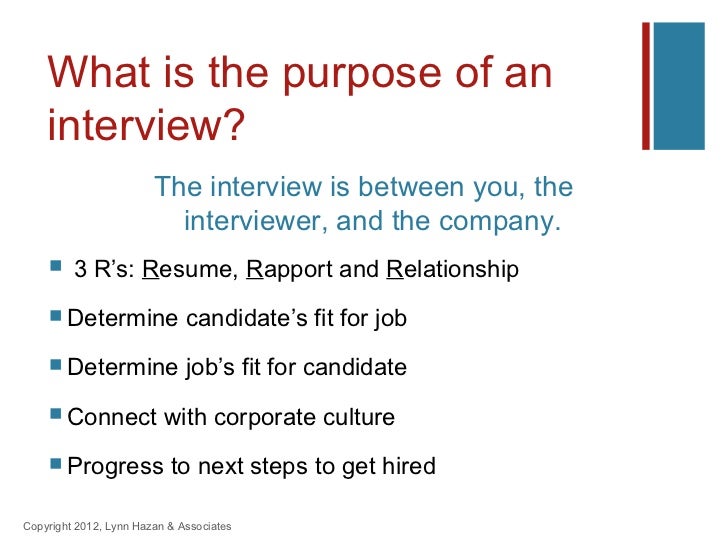 Interview to Win a Job Offer - Chicago Booth Partners - October 2012