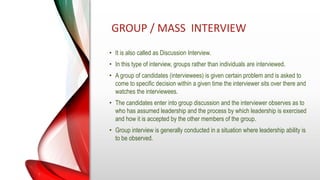 Interview & types of interview.pptx