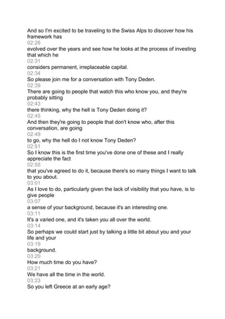 Interview with Anthony Deden | PDF