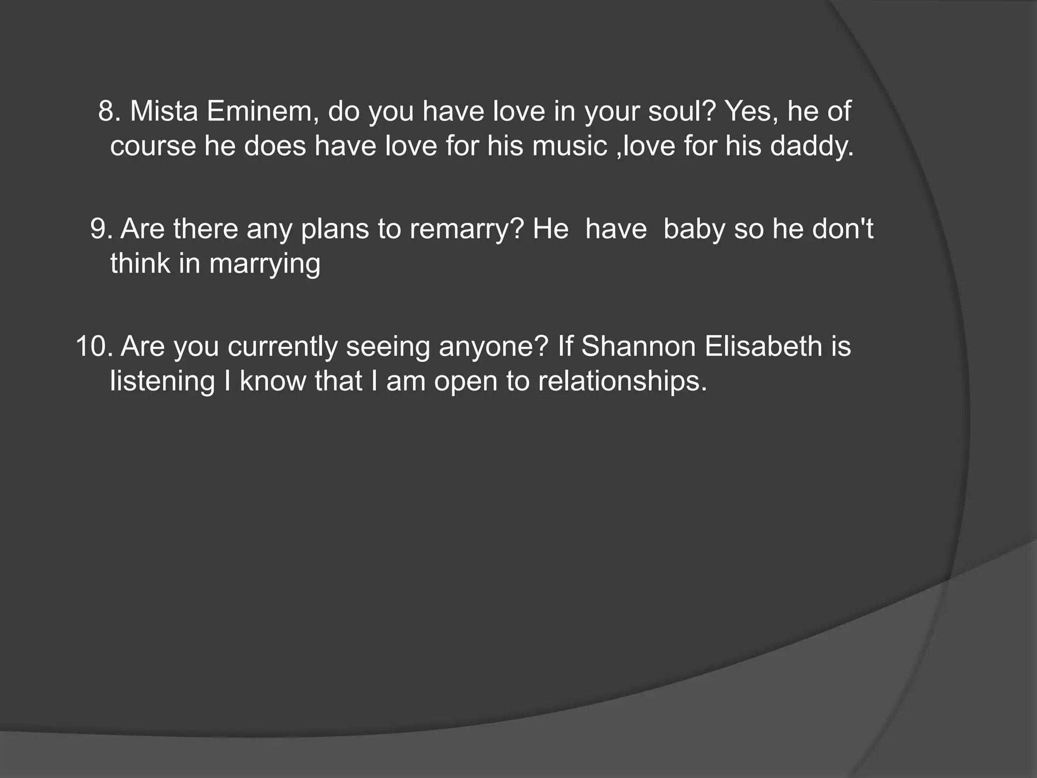 Interview with eminem | PPT