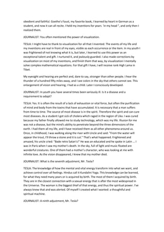 Interview with nikola tesla from 1899 | DOCX