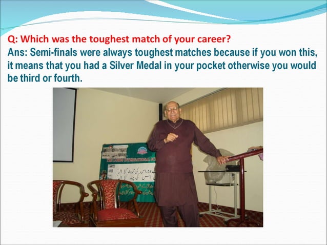 Interview With Olympian Munir Dar[1] | PPT