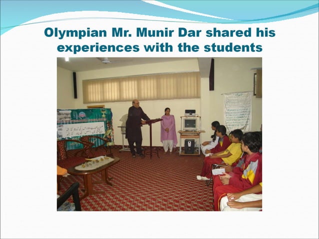Interview With Olympian Munir Dar[1] | PPT