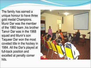 Interview With Olympian Munir Dar[1] | PPT