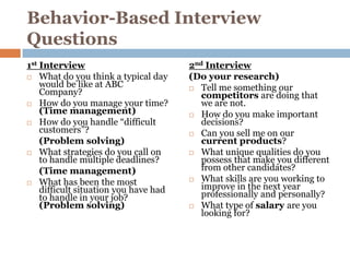 Interview Workshop | PPTX