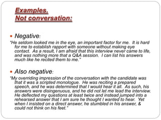 Interview Workshop | PPTX