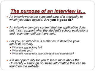 Interview Workshop | PPTX