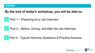 Interview workshop slate (pt1) | PPTX