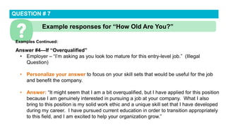 Interview workshop slate (pt3) | PPTX