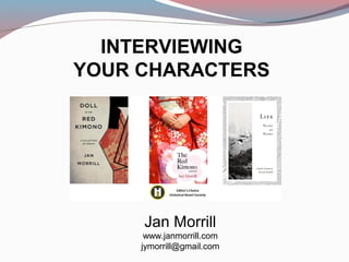 Interview Your Characters | PPT