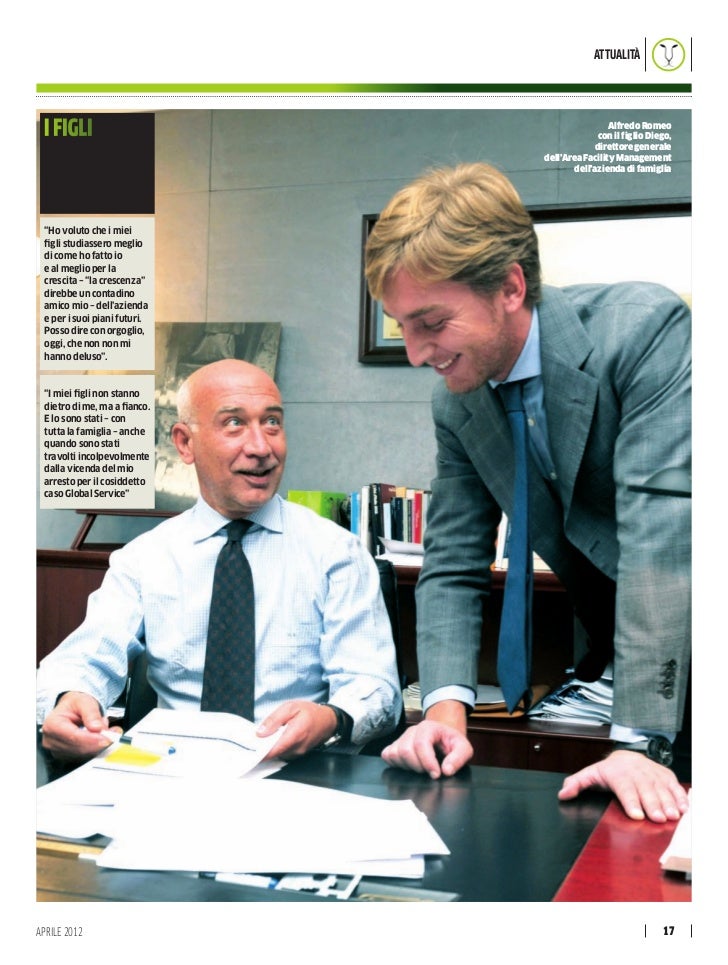 Den Speciale Alfredo Romeo in copertina