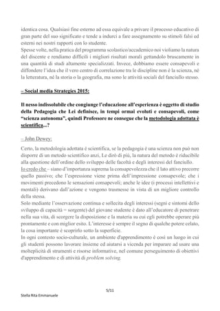 Intervista con John Dewey | PDF
