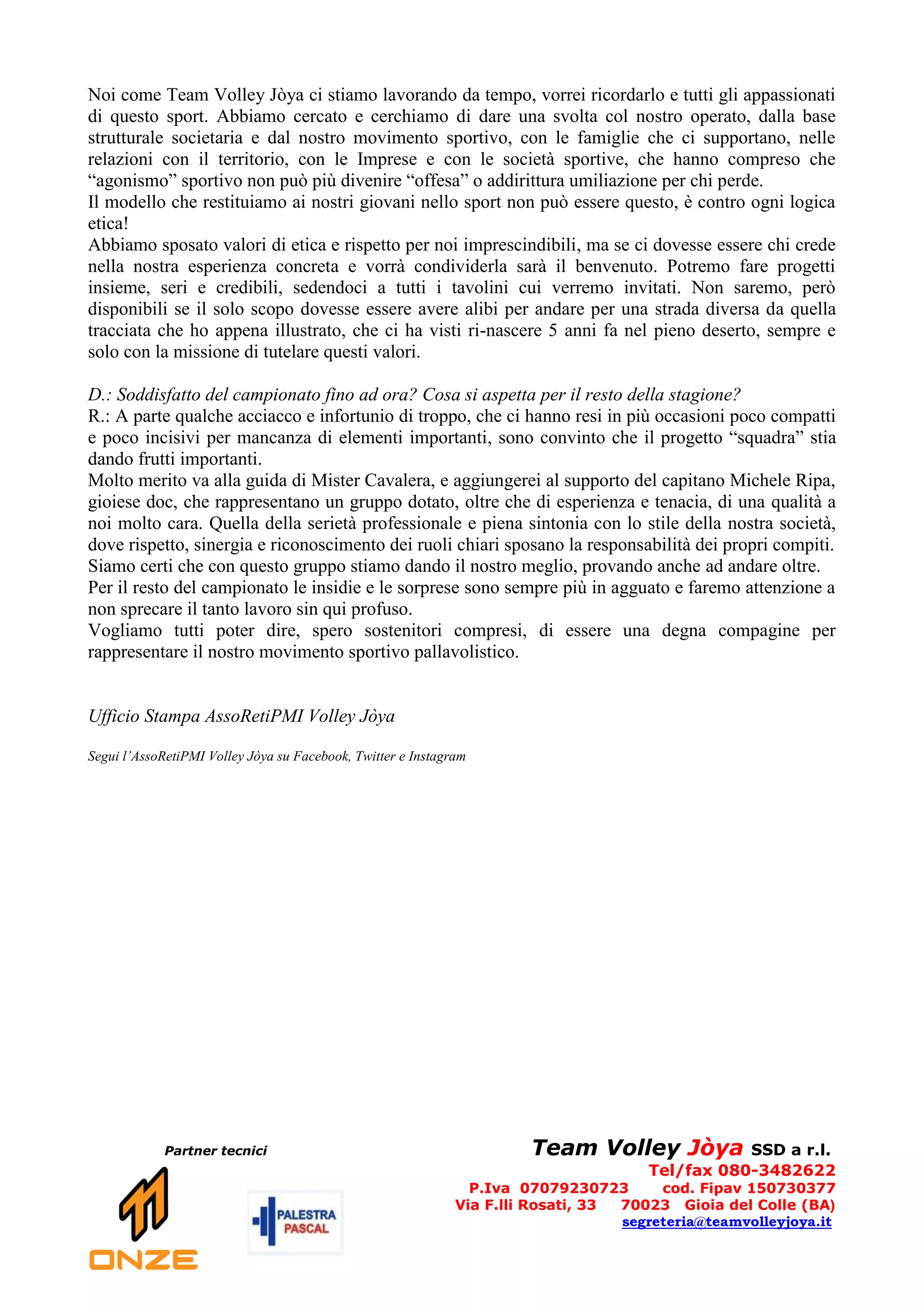 Intervista mario lippolis | PDF