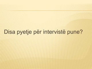 Interviste | PPTX