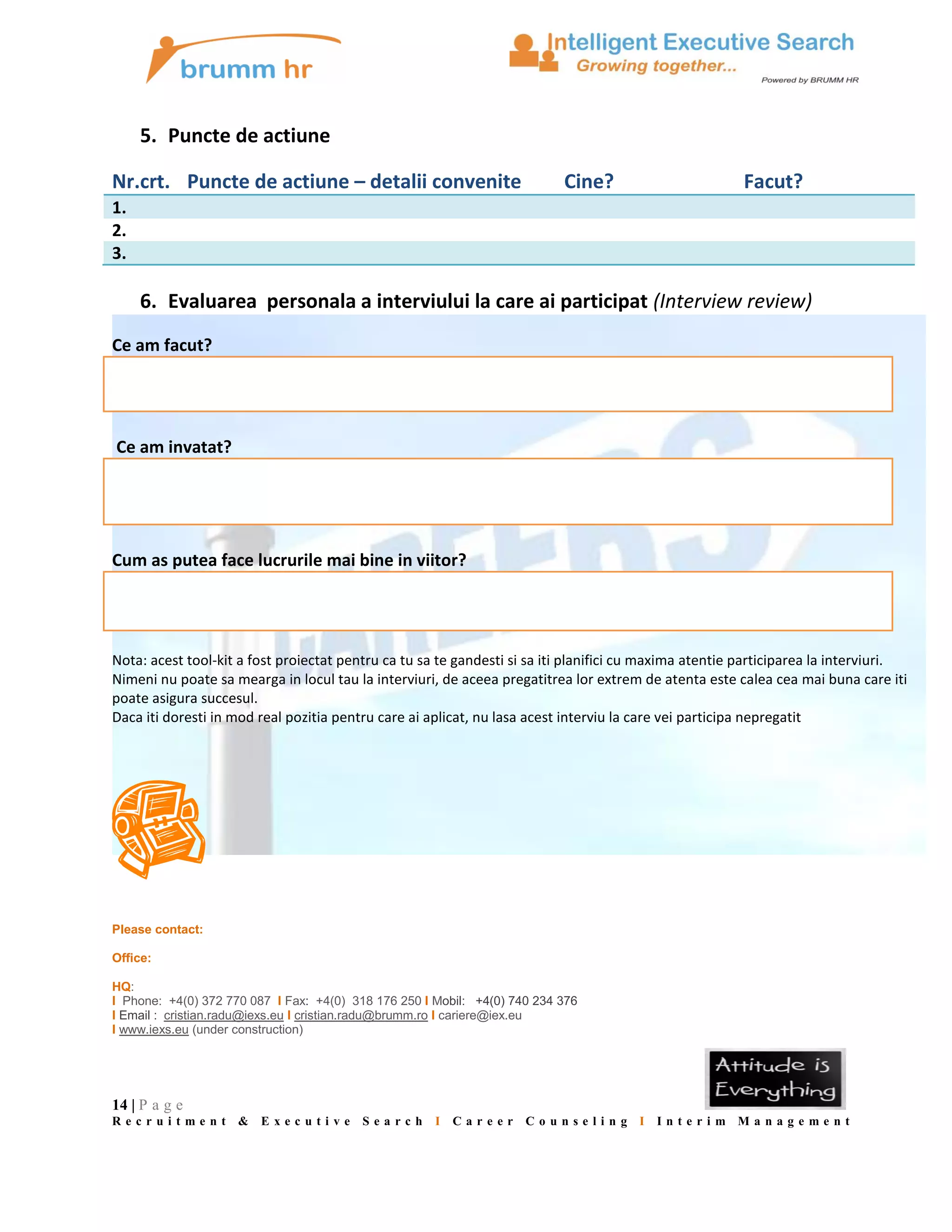Interview tool kit | PDF