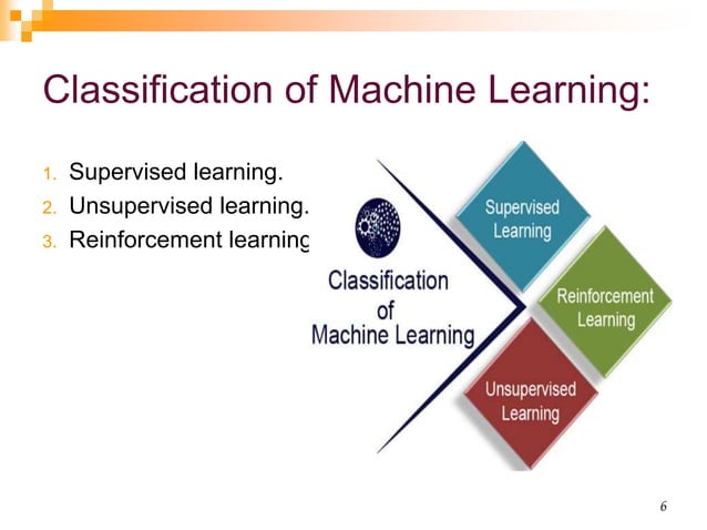 Machine learning classification ppt.ppt | Artificial Intelligence | Technology & Computing