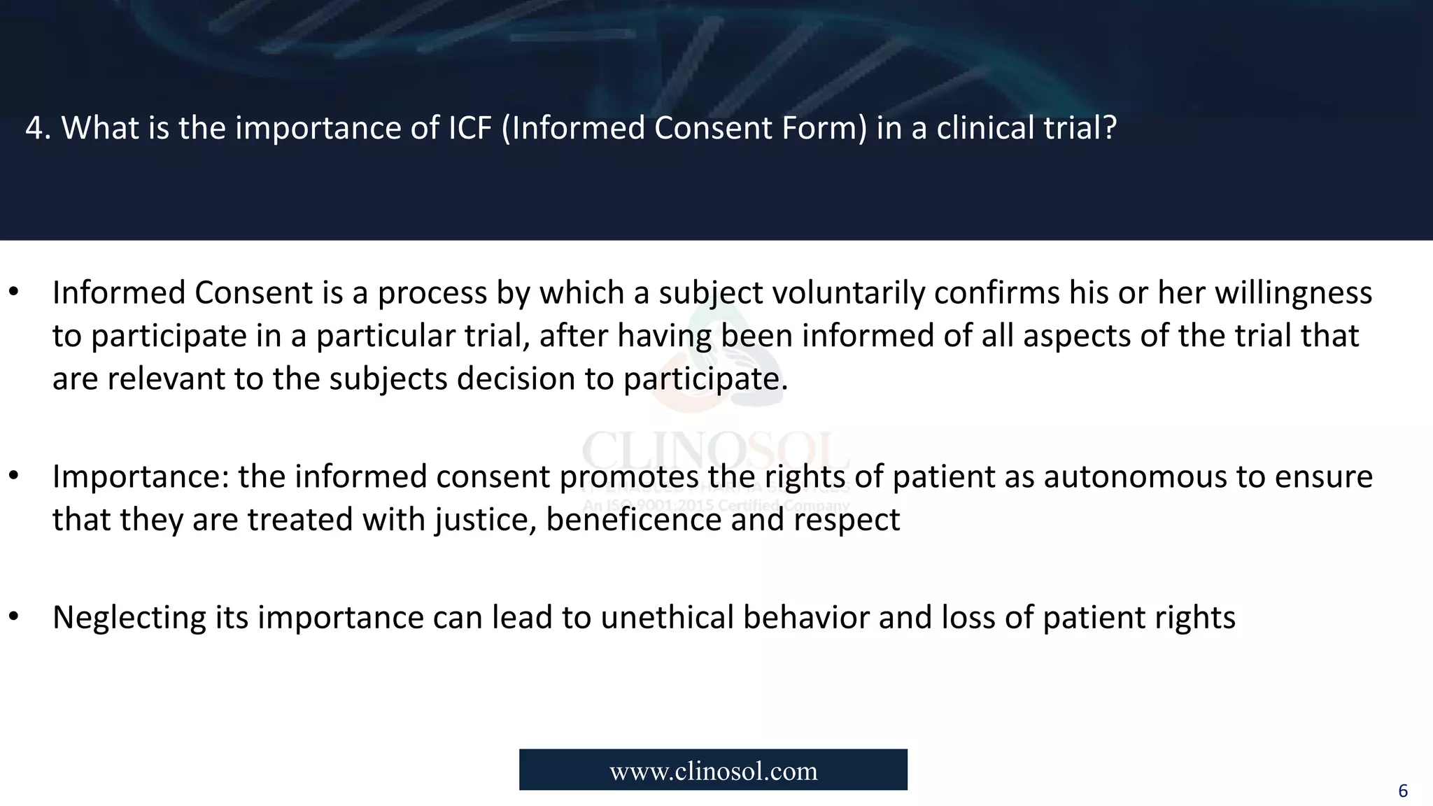 Interview Question Series: Clinical Research | PPTX