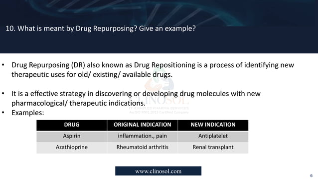 Interview Question Series: Clinical Research | PPT Interview Question Series: Clinical Research | PPT