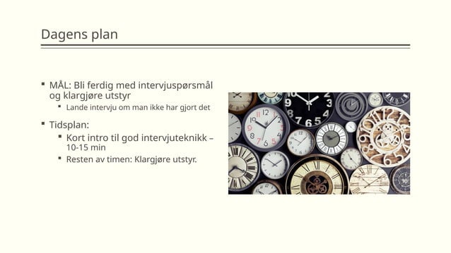 En powerpoint om intervjuteknikk + diverse | PPT