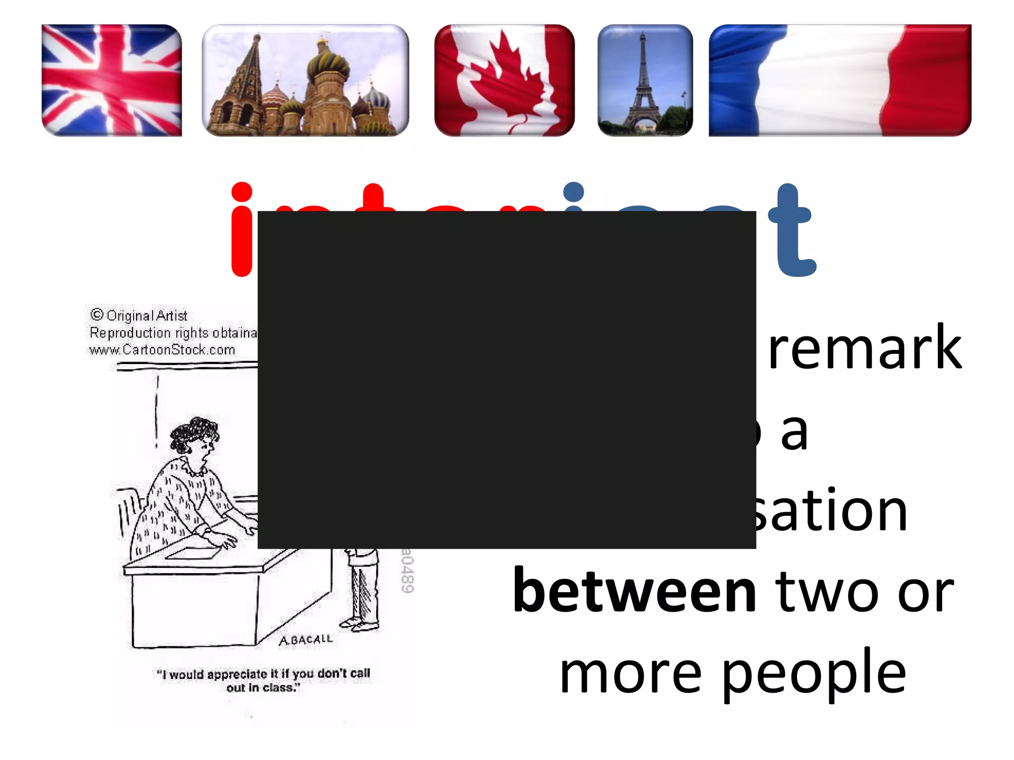 Inter vocabulary words | PPT