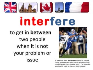 Inter vocabulary words | PPT
