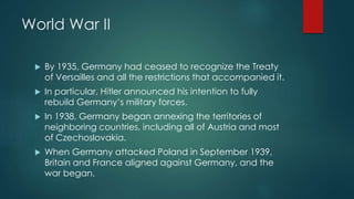 Interwar Period and World War II | PPTX
