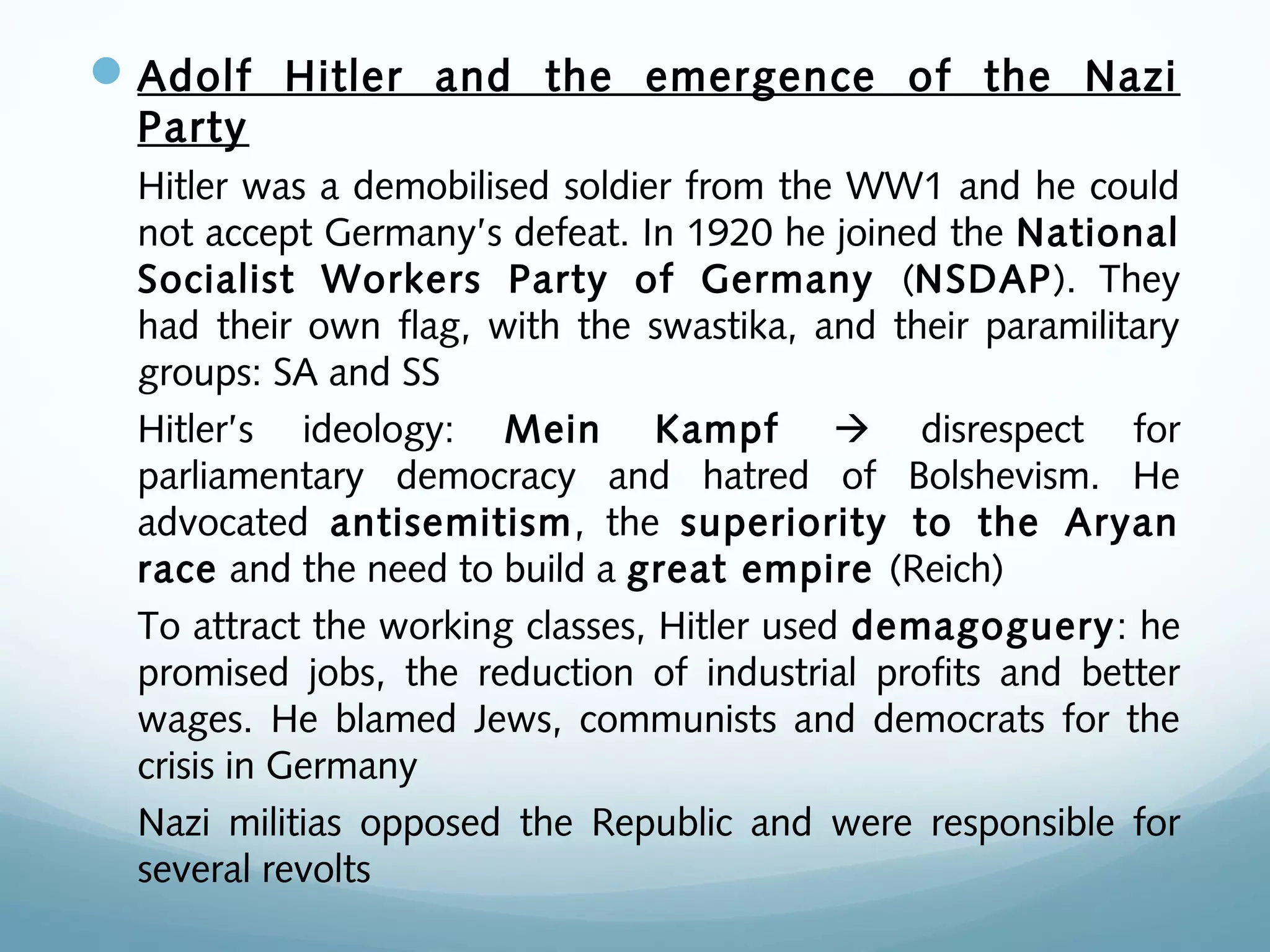 8. The Interwar period | PPS