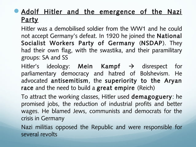 8. The Interwar period | PPS