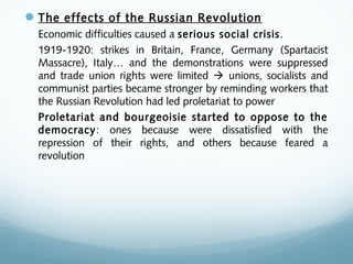 8. The Interwar period | PPS