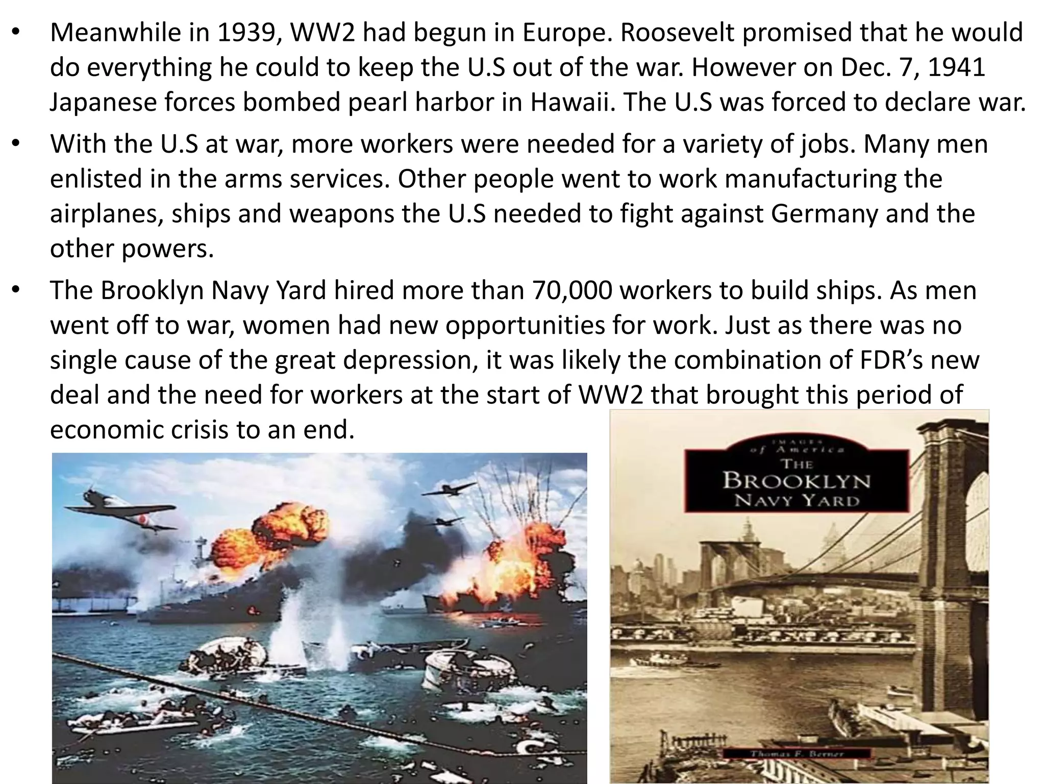 Interwar Period and The Great Depression | PPT