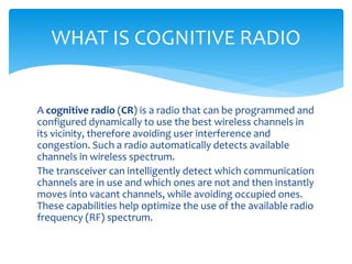 INTERWEAVE COGNITIVE RADIO.pptx