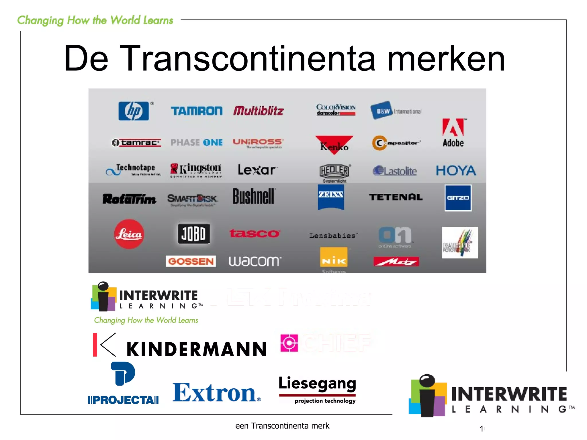 Interwrite Learning Onderwijsoplossingen | PPT