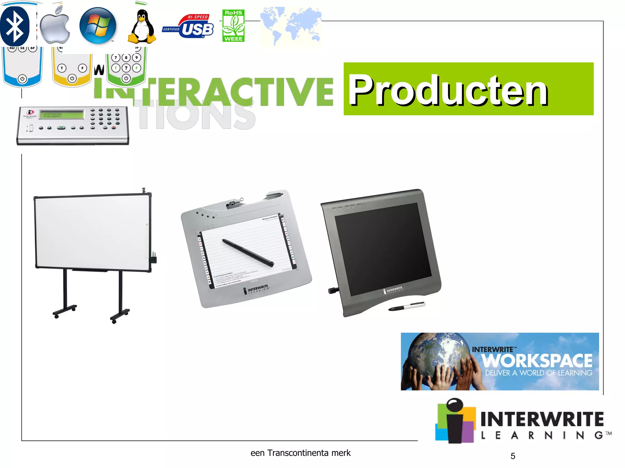 Interwrite Learning Onderwijsoplossingen | PPT