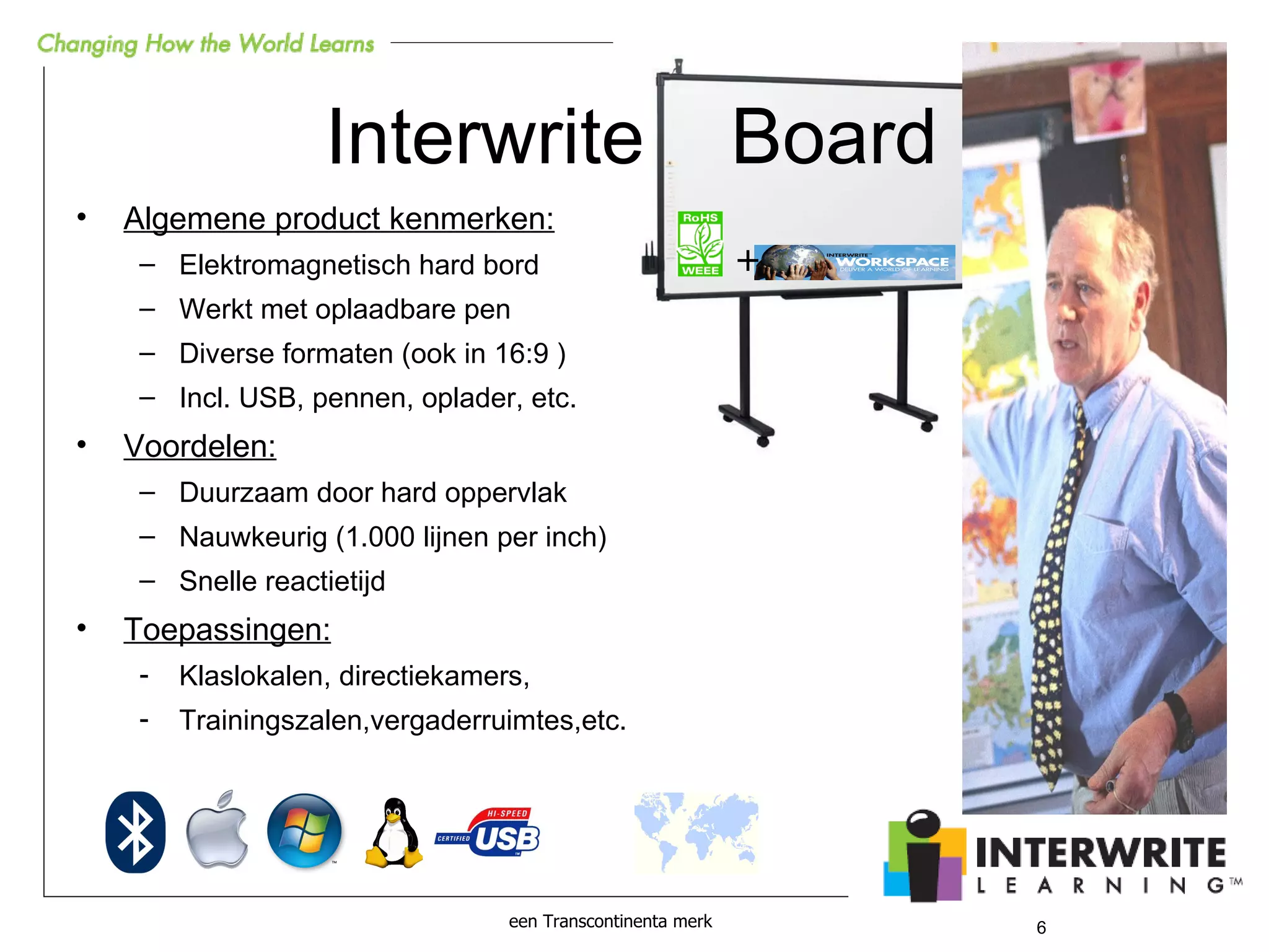 Interwrite Learning Onderwijsoplossingen | PPT