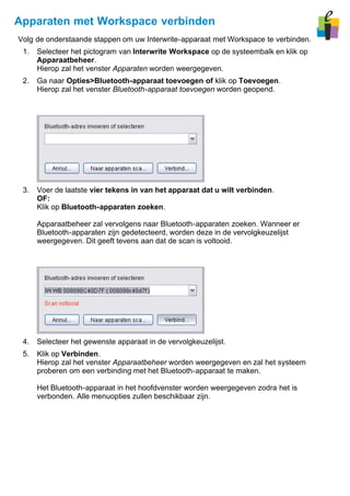 Interwrite Device Manager handleidingen | PDF
