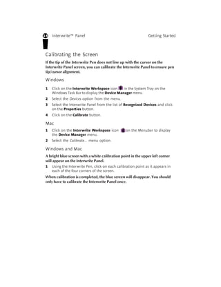 Interwrite workspace | PDF