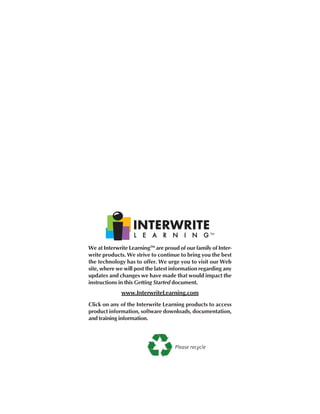 Interwrite workspace | PDF