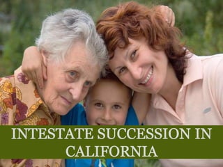 Intestate Succession in California | PPT
