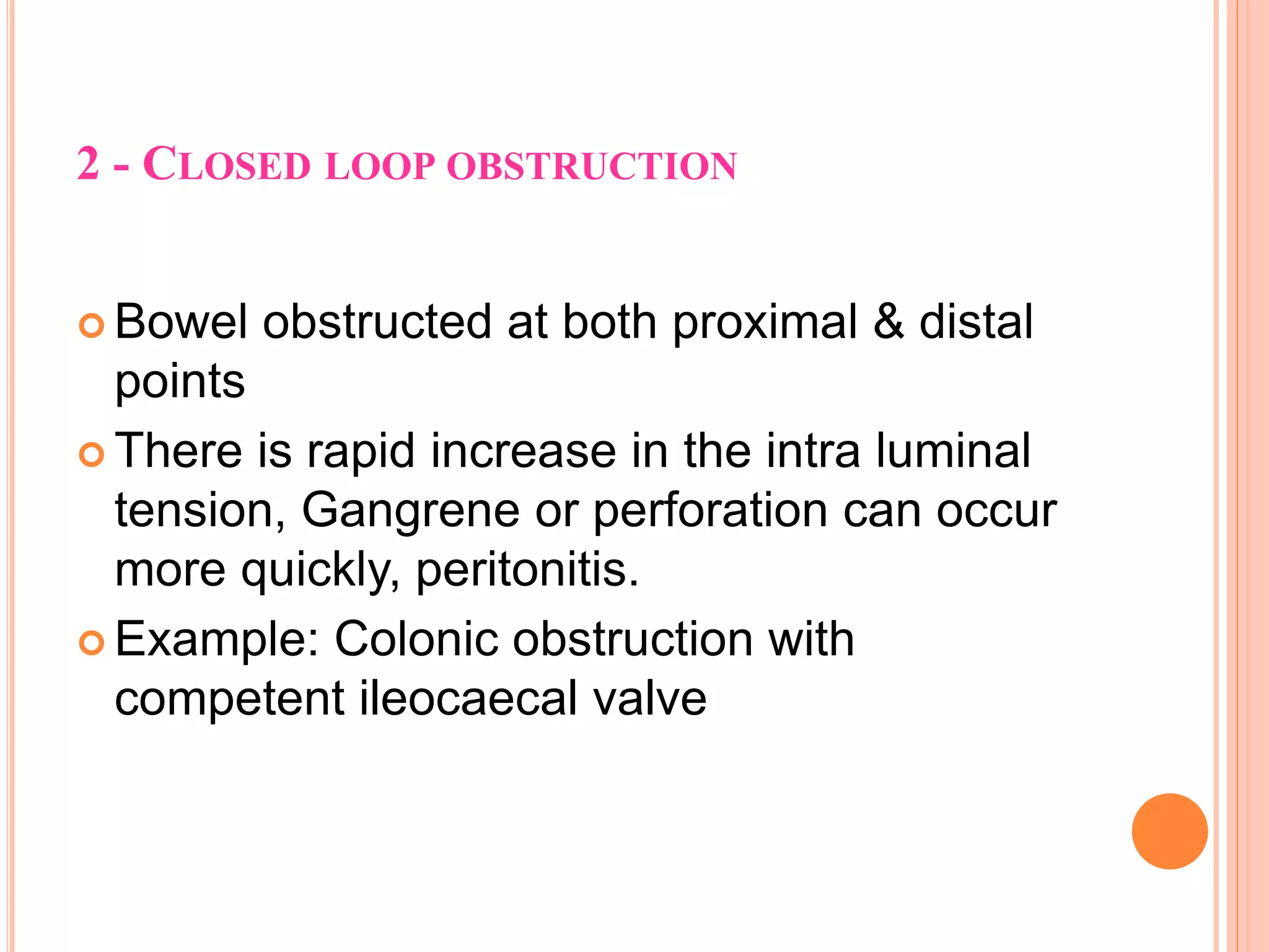Intestinal obstruction | PPTX
