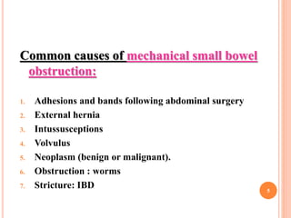 Intestinal obstruction | PPTX