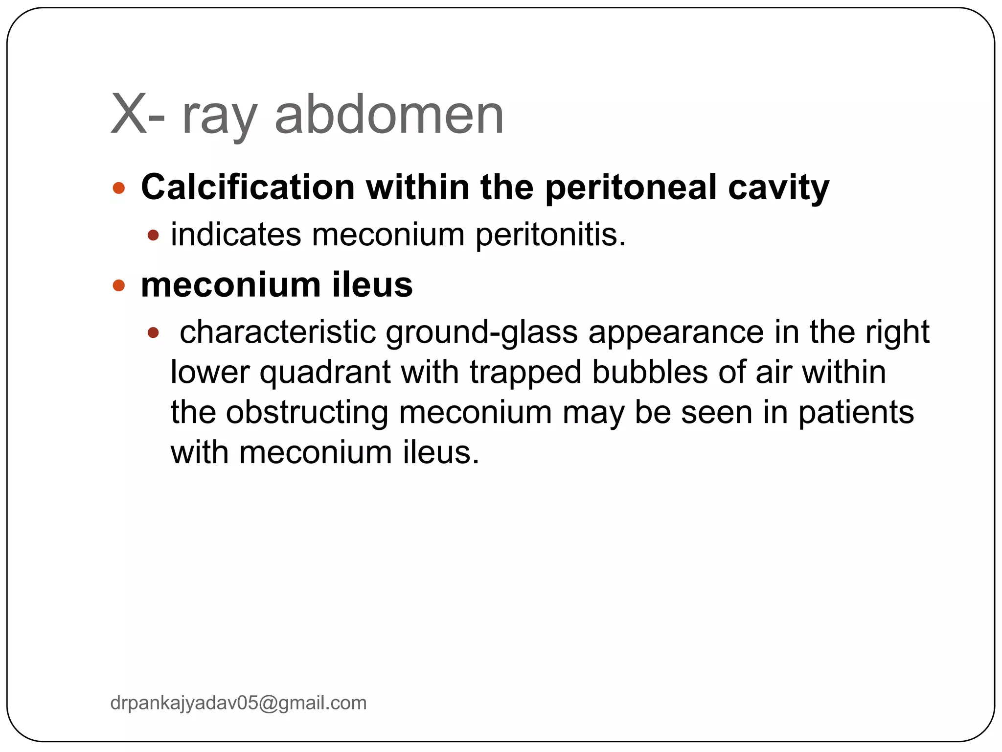 Intestinal atresia | PPTX