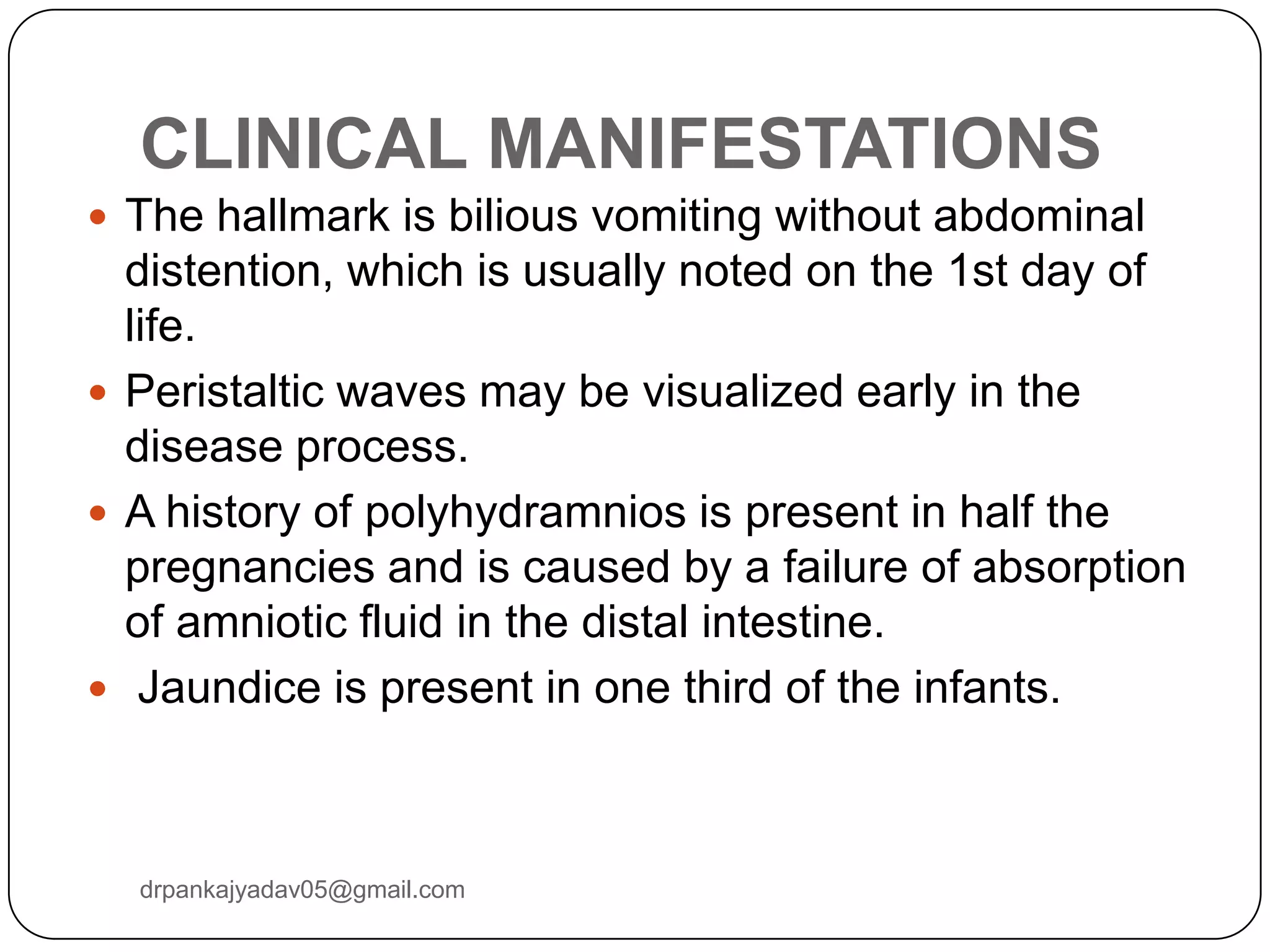 Intestinal atresia | PPTX