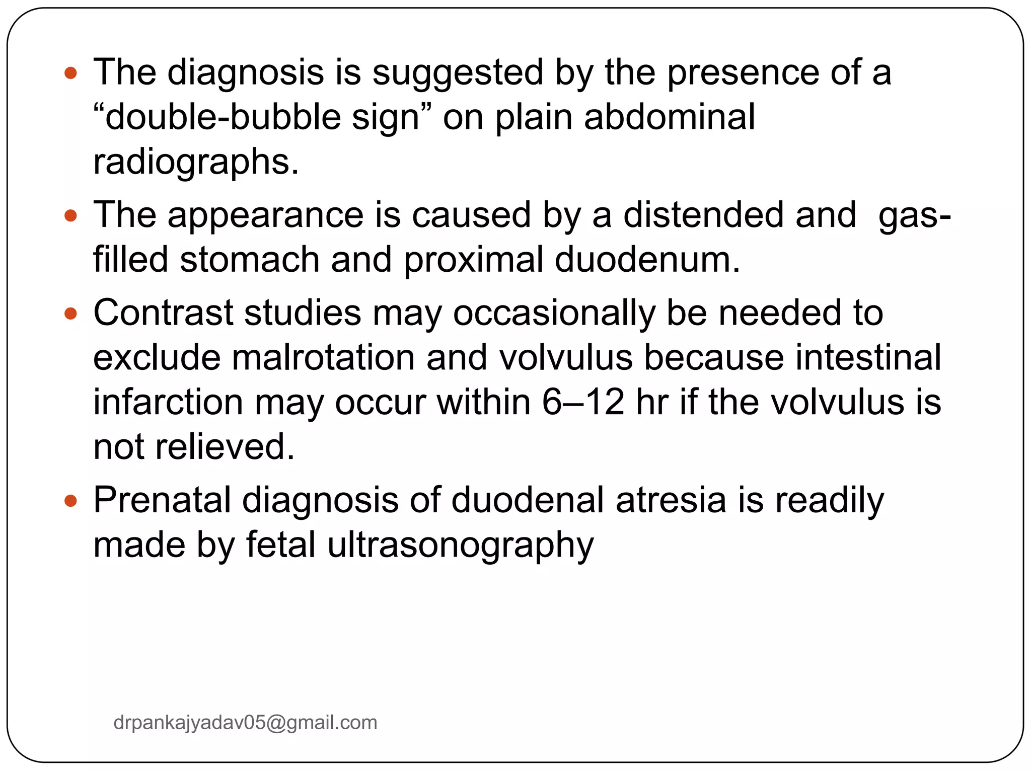 Intestinal atresia | PPTX