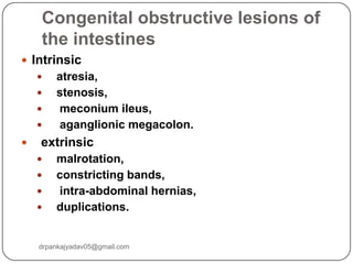 Intestinal atresia | PPTX