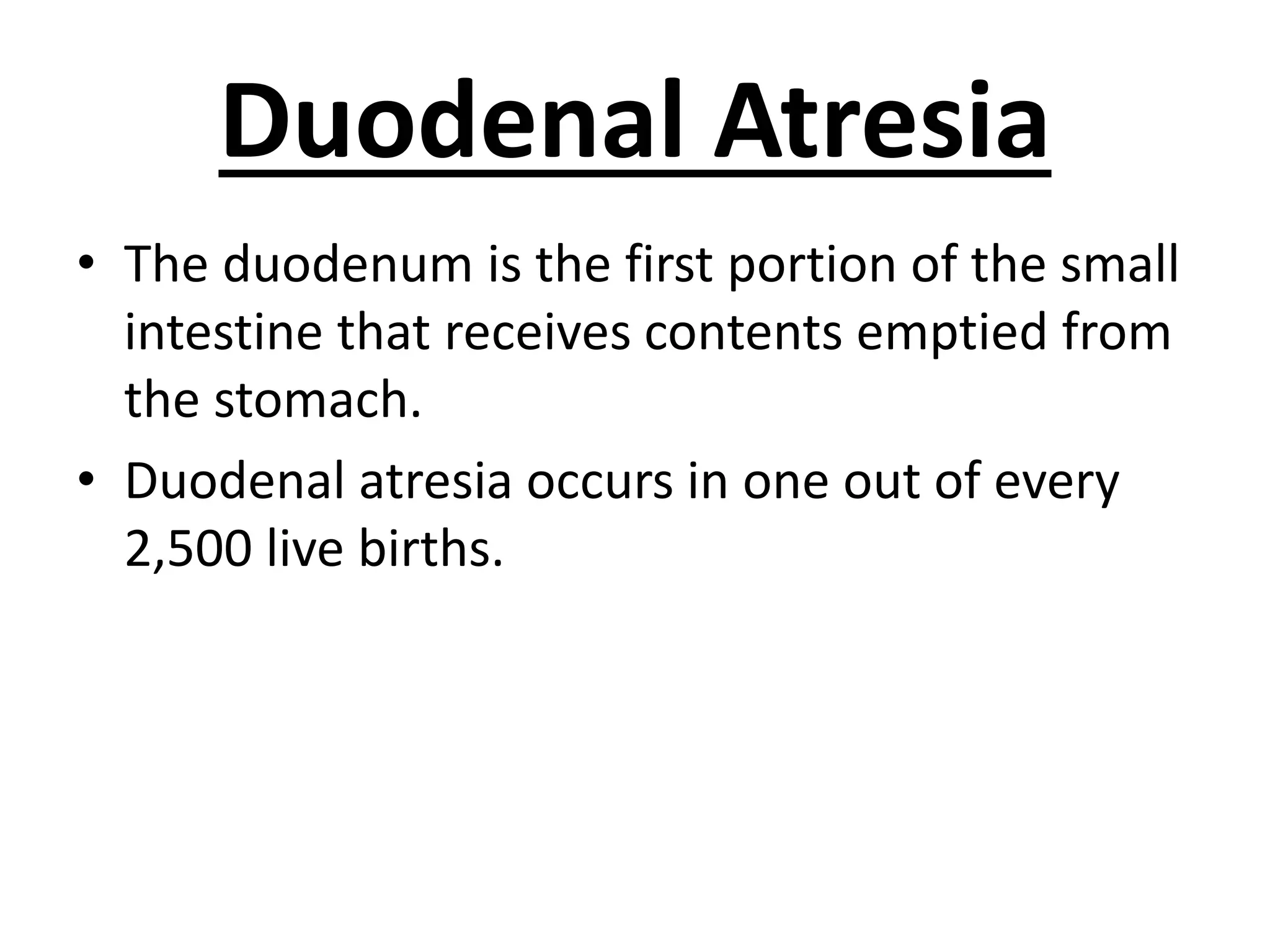 Intestinal atresia | PPTX